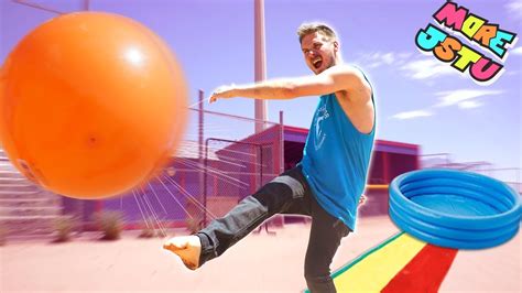 Epic Slip And Slide Kickball Game Youtube