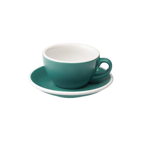 Cappuccino Tasse Mit Untertasse Loveramics Egg Teal 200 Ml Coffeefriend