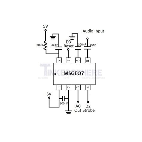 MSGEQ Graphic Equalizer Display Filter Tinkersphere
