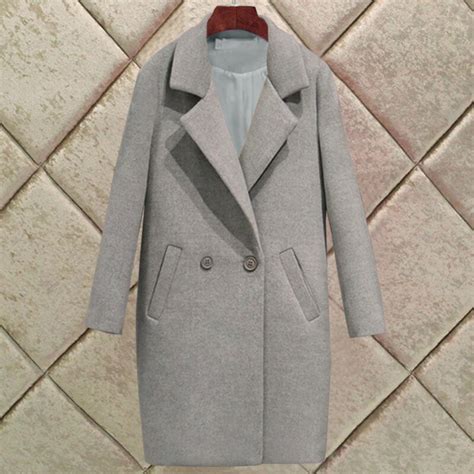 2018 Autumn Winter New Plus Size Womens Woolen Jacket High Quality