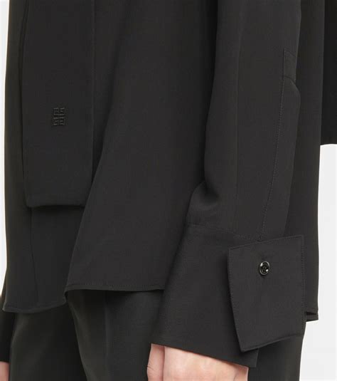 Givenchy Tie Neck Silk Blouse Givenchy