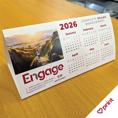 Bespoke Branded Calendars Luv Print At Engage Creative