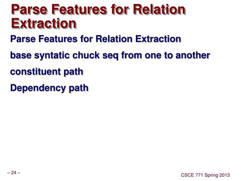 Ppt Lecture 14 Relation Extraction Powerpoint Presentation Free