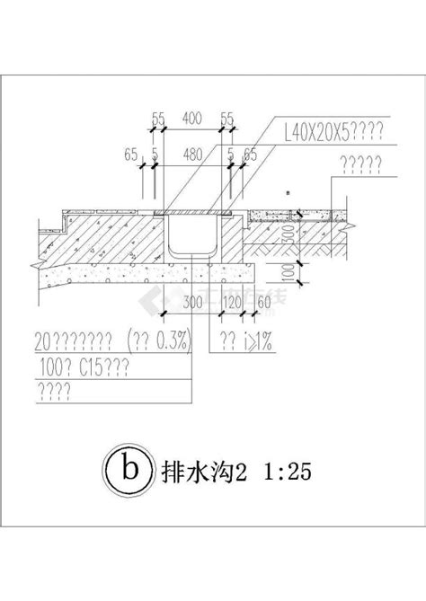 截水沟详图 排水沟截水沟示意图 大山谷图库