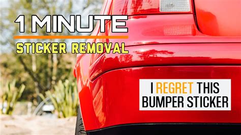 How To Get Sticker Residue Off Car Paint