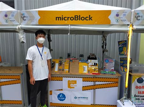 Microblock Ide สวัสดี Day 2 งานมหกรรมวิทยาศาสตร์แห่งชาติ