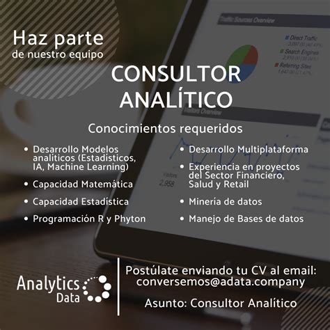 Analytics Data 📣 Haz Parte Del Equipo Analyticsdata