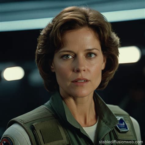Ellen Ripley In Space Horror Stable Diffusion Online