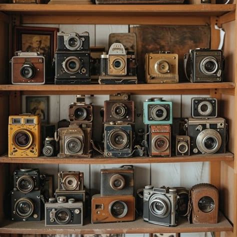 Free Vintage Camera Collection Image Vintage Cameras Collection