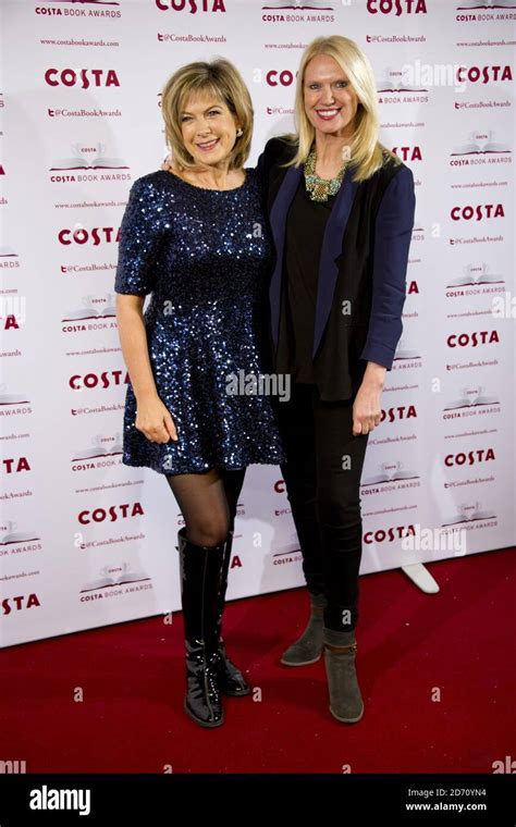 Anneka Rice And Penny Smith Pictured At The 2014 Costa Book Awards At