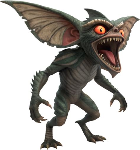 Sneaky Gremlin Cartoon With Cheeky Smile 58056716 Png