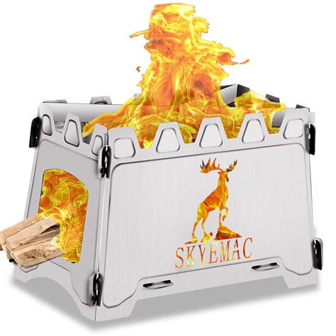 Buy Camping Wood Burning Stove Portable Folding Camp Stove