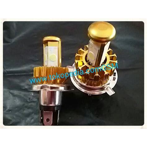 Jual Lampu Utama Led H4 Cree 4 Sisi Headlamp Led Eti Motor Mobil Vixion