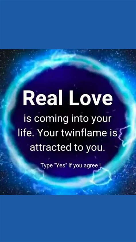 A Blue Circle With The Words Real Love Is Coming Into Your Life