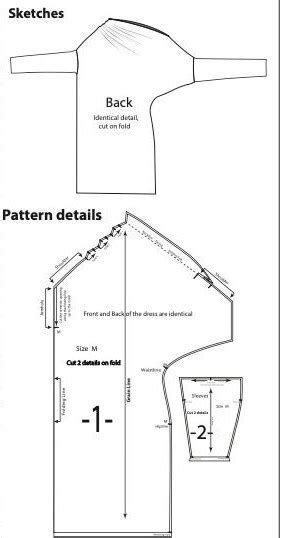 Printable PDF Sewing Pattern Easy Video Tutorial For Making An Asymmetrical Dress Sewing Pattern