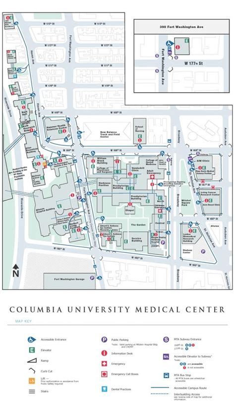 Columbia University Campus Map