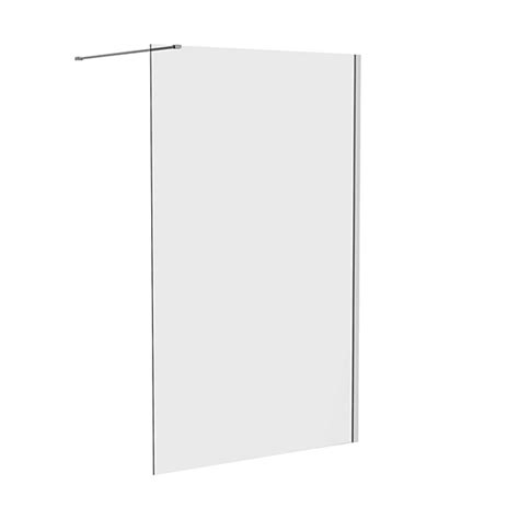 Sundaze Chrome Walk In Shower Enclosure Wet Room W1400xh1950mm