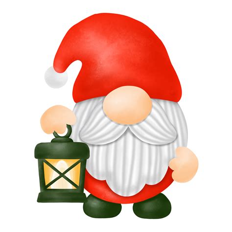 Gnomes Noël Clipart Aquarelle Joyeux Noël Gnomes 9693909 Png