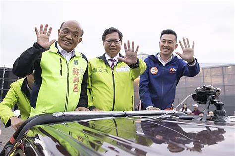 鄭文燦蘇貞昌林智堅合體 「會做事連線」中壢車隊掃街 Nownews 今日新聞 Line Today