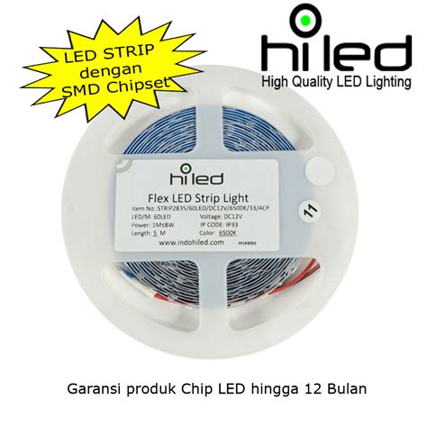 Jual Hiled Lampu Led Strip 2835 60 Led 5 Meter Indoorip 33 Lampu Drop