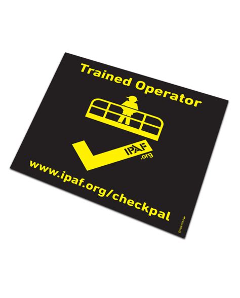 Trained Operator Sticker