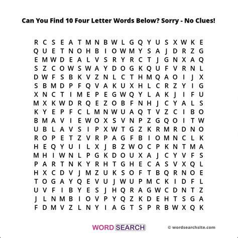Difficult Word Search Without Clues 63