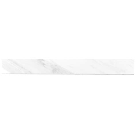 Cesari Bianca Ii Polished Porcelain Bullnose Floor And Decor
