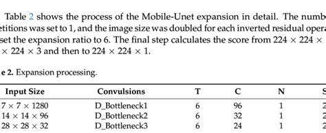 Contraction Processing Of Our Mobile Unet Download Scientific Diagram