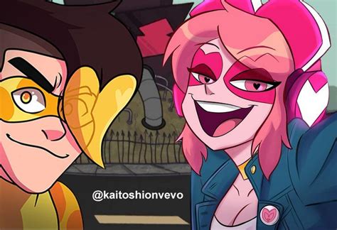 Miss Heed X Gold Heart Gold Heart Villanos De Foto A Caricatura