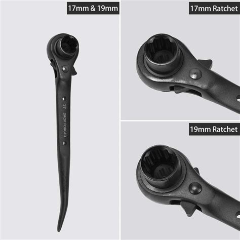 Maxpower 2 Pieces Spud Ratchet Set 3 4 Inch X 7 8 Inch Dual Socket