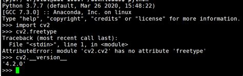 how to install freetype · issue 12 · makelove opencv python tutorial