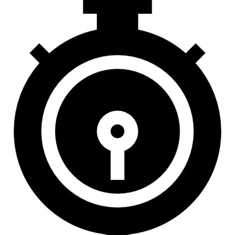 Chronometer Basic Straight Filled Icon
