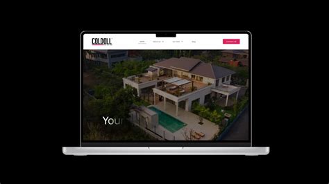 Video Uiux Design A Motion Effect In Construction Landing Page