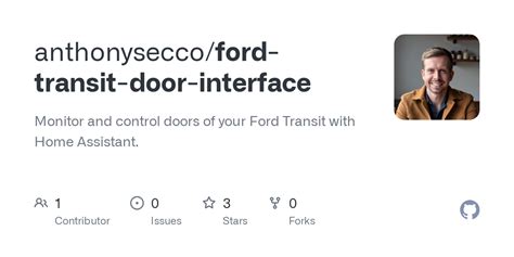 Github Anthonyseccoford Transit Door Interface Monitor And Controls Doors Of Your Ford