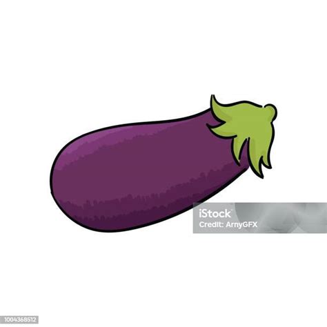 맛 있는 보라색 가지 흰색 배경에 고립 야채 벡터 일러스트 레이 션 가지 채소에 대한 스톡 벡터 아트 및 기타 이미지 가지 채소 개념 개념과 주제 Istock