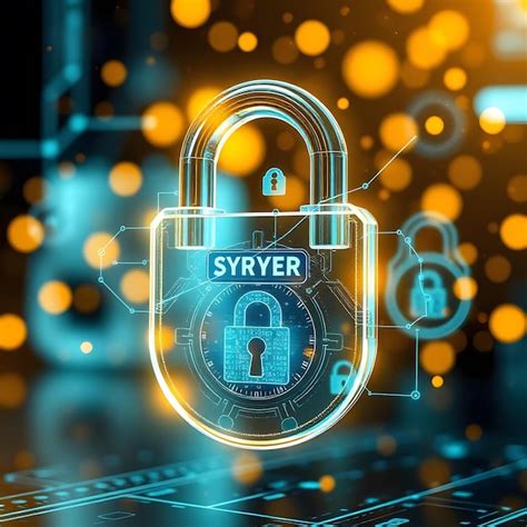 Abstract Internet Cyber Security Conceptgenerative Ai Premium Ai Generated Image