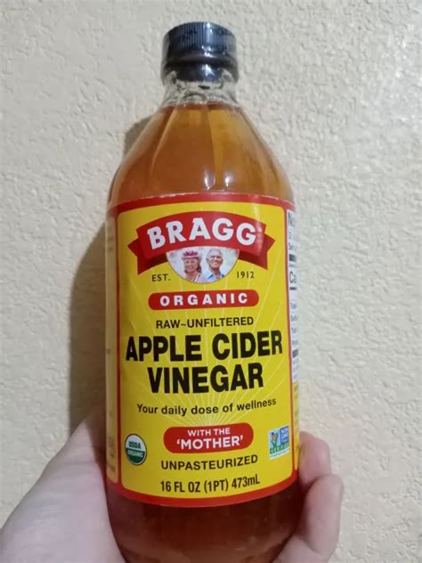 473ml Bragg Organic Raw Unfiltered Apple Cider Vinegar With The Mother