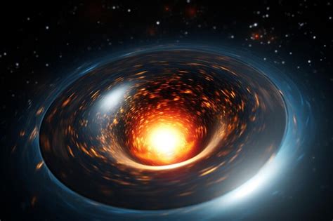 Premium Ai Image Black Hole Wormhole Gravity In The Galaxy Space The Force Of Gravity