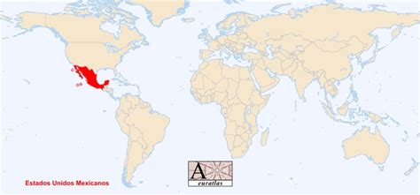 World Atlas the Sovereign States of the World Mexico México
