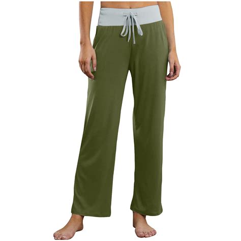 Yuzhih Yoga Pants For Women Drawstring Waist Soft Comfy Stretch Lounge