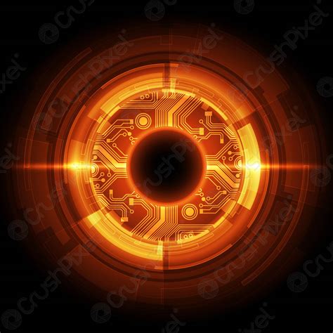 Vector Graphics Chip Processor Speed Technology Background Vector Illustration Stock Vector