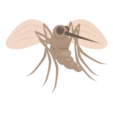 Premium Vector Brown Mosquito Spreading Malaria With Its Stinging Needle
