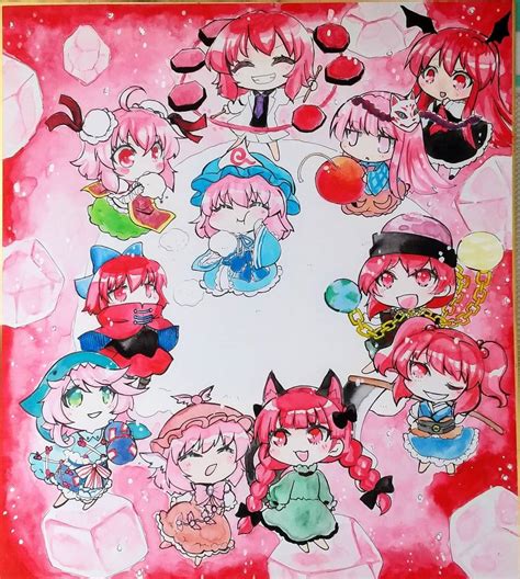 Yahooオークション 【東方project】同人 赤髪桃色髪でクリームソー