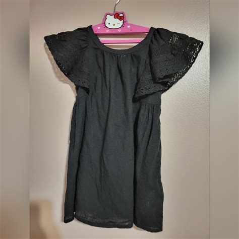 Old Navy Dresses Old Navy Ruffled Crochetsleeve Mini Dress 3t