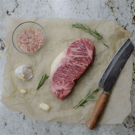 New York Strip Steak 100 Full Blood Wagyu Beef Strip Steak Wagyu