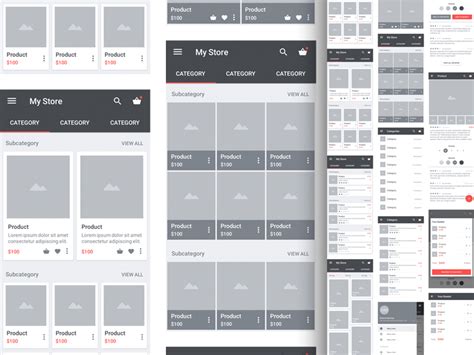 Carbon Material Wireframe Kit Sketch Freebie Download Free Resource For Sketch Sketch App