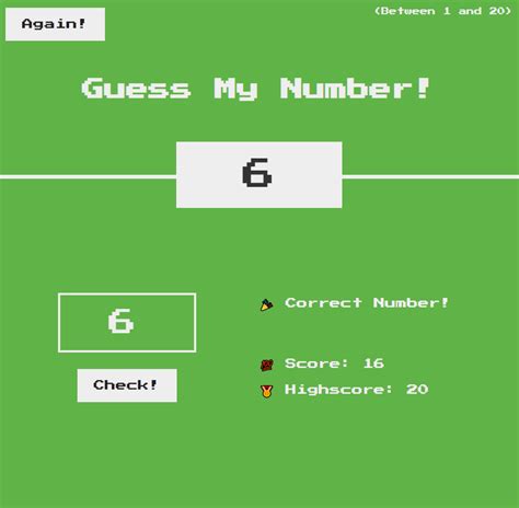 Github Caitlinmallochguess My Number Number Guessing Game Built With Js
