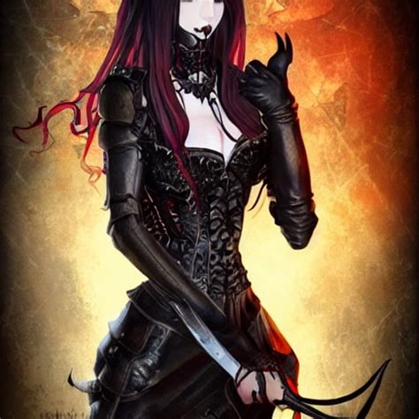 Fantasy Powerful She Devil From Hell Highly Detailed Hyp