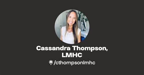 Cassandra Thompson Lmhc Linktree