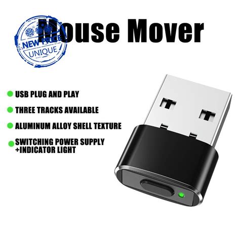 Usb Mouse Jiggler Anti Sleep Computer Lock Screen Automatically Cursor The Mouse Moves Mover